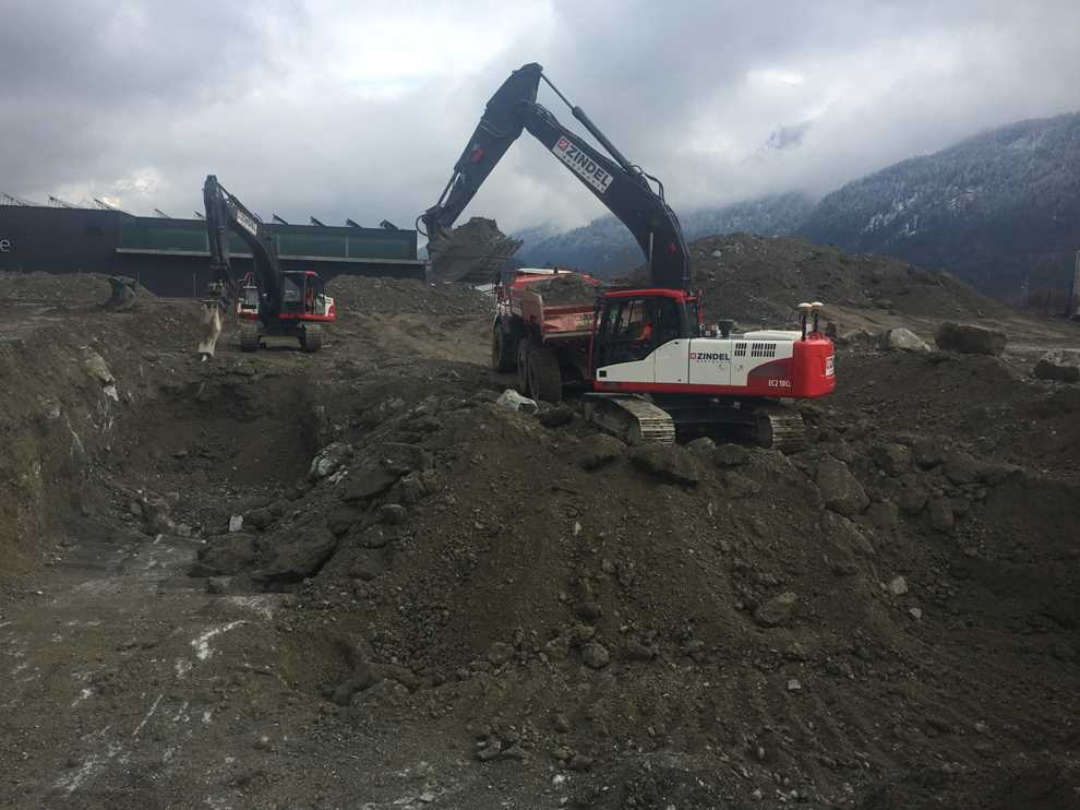 Tiefbauarbeiten Hamilton, Domat/Ems – Zindel + Co. AG Maienfeld