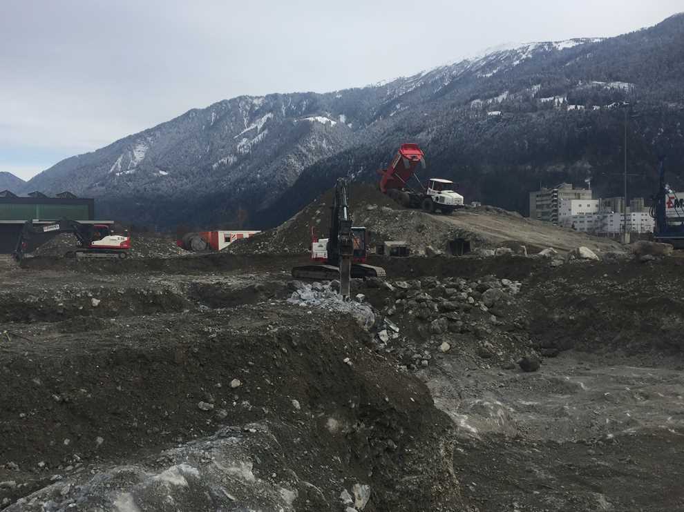 Tiefbauarbeiten Hamilton, Domat/Ems – Zindel + Co. AG Maienfeld